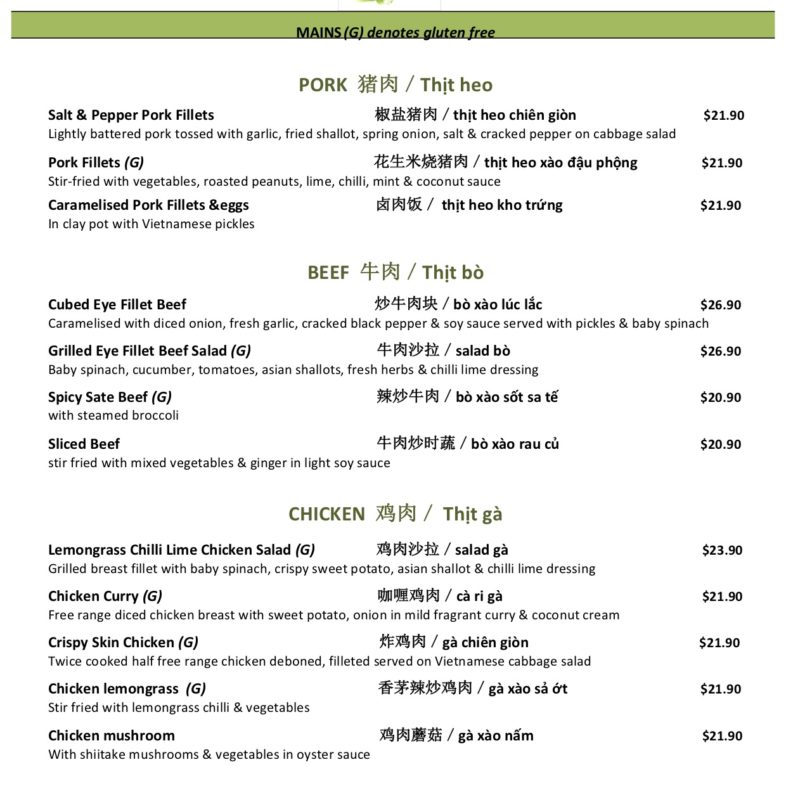 MEKONG VIETNAMESE - HEADS UP FOOD GUIDE LAUNCESTON